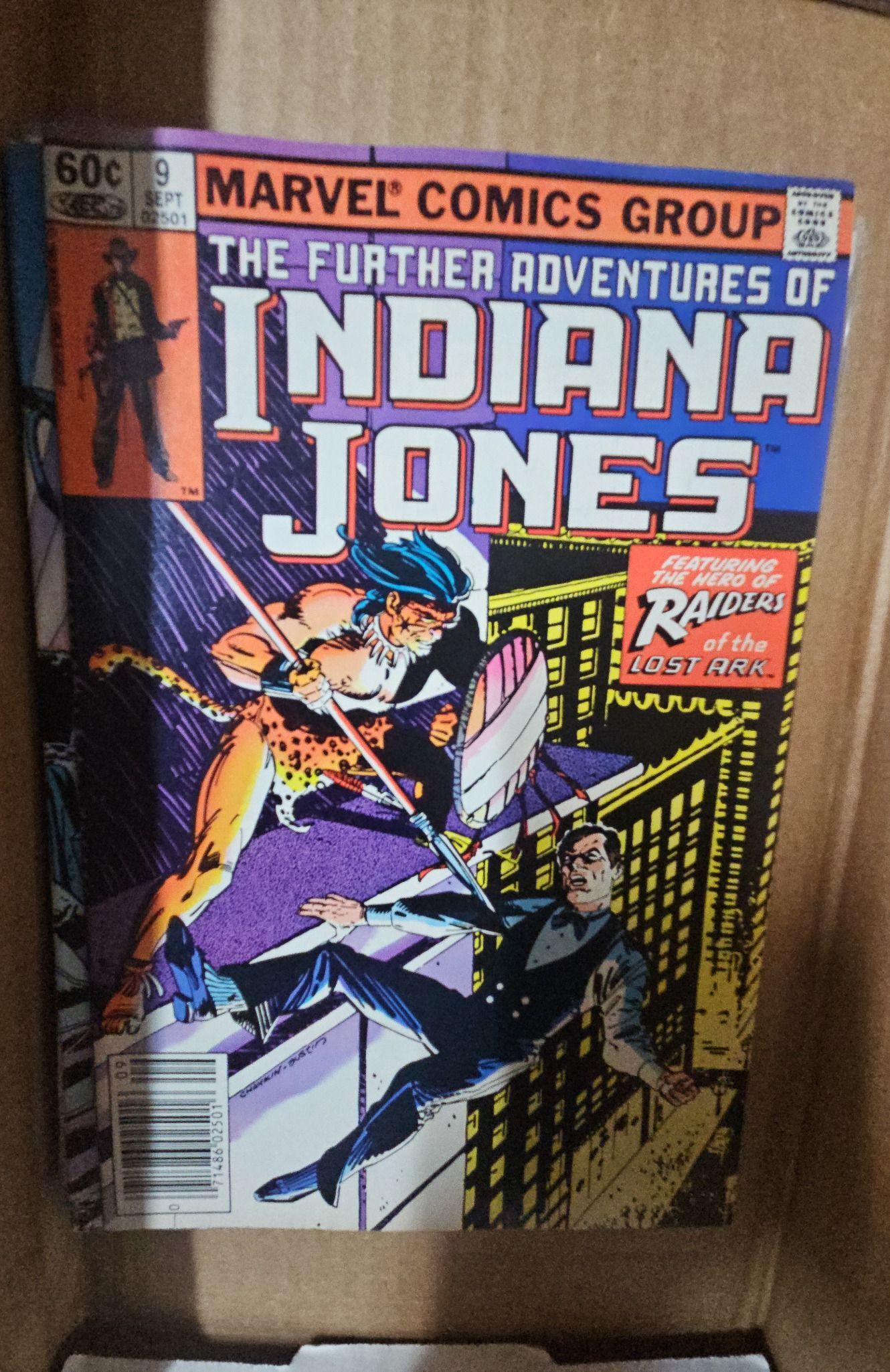 The Further Adventures of Indiana Jones #9 (1983) newsstand | Comic ...