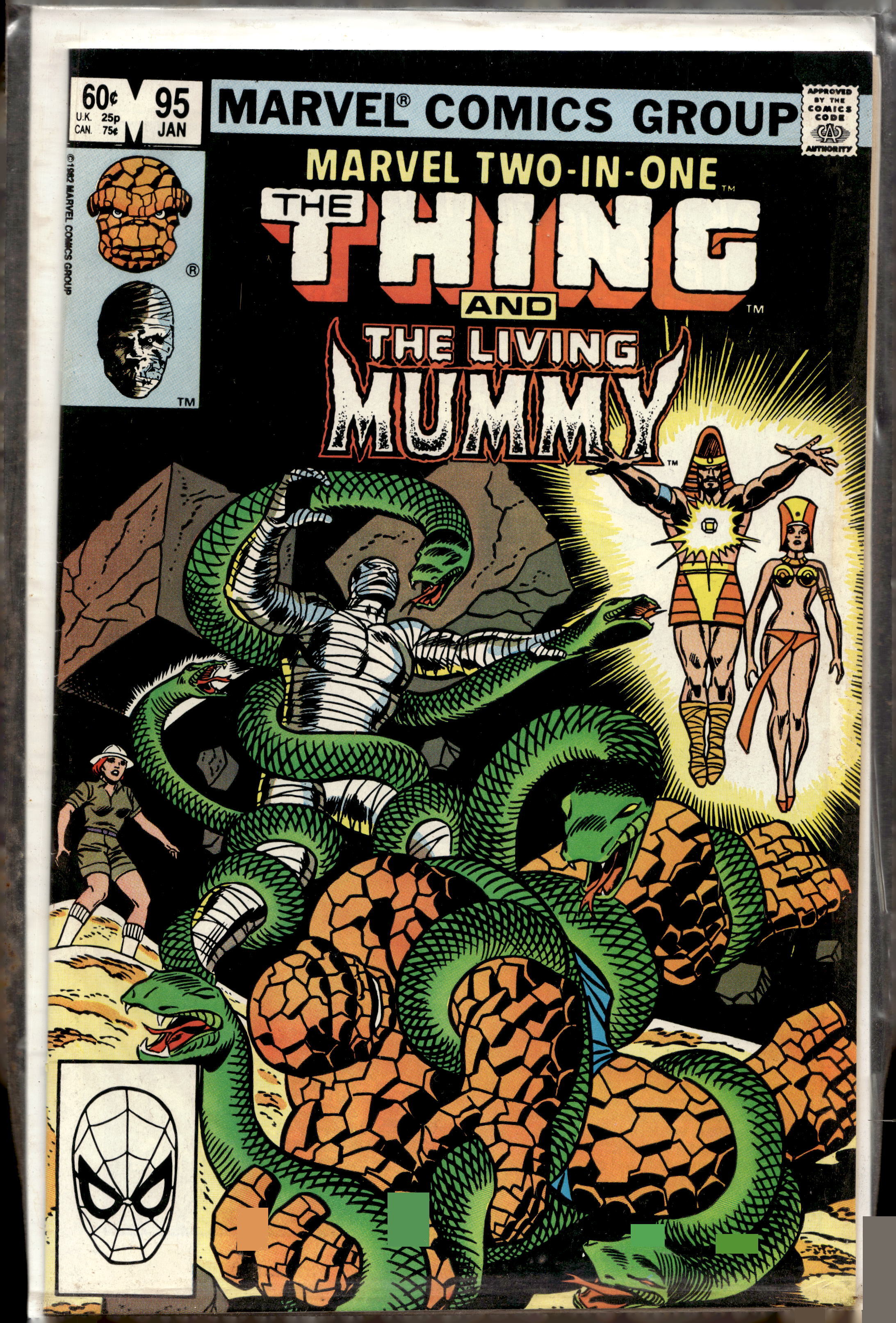 Marvel Two-in-One #95 (1983) The Living Mummy | Comic Books - Bronze ...