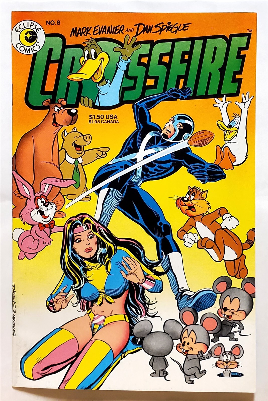 Crossfire #8 (Jan 1985, Eclipse) 6.0 FN | Comic Books - Copper Age, Eclipse, Superhero / HipComic