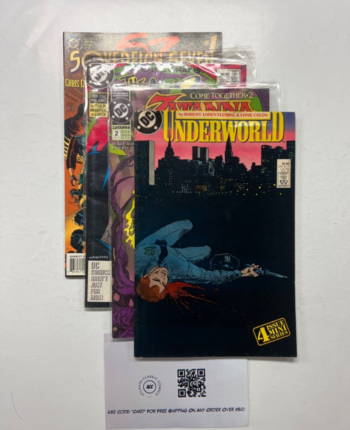 4 DC Comics Underworld # 1 + The Weird # 1 + S7 # 1 + Zatanna # 2 ...