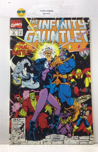 The Infinity Gauntlet #6 (1991) NM The final battle | Comic Books - Copper Age, Marvel, Silver ...
