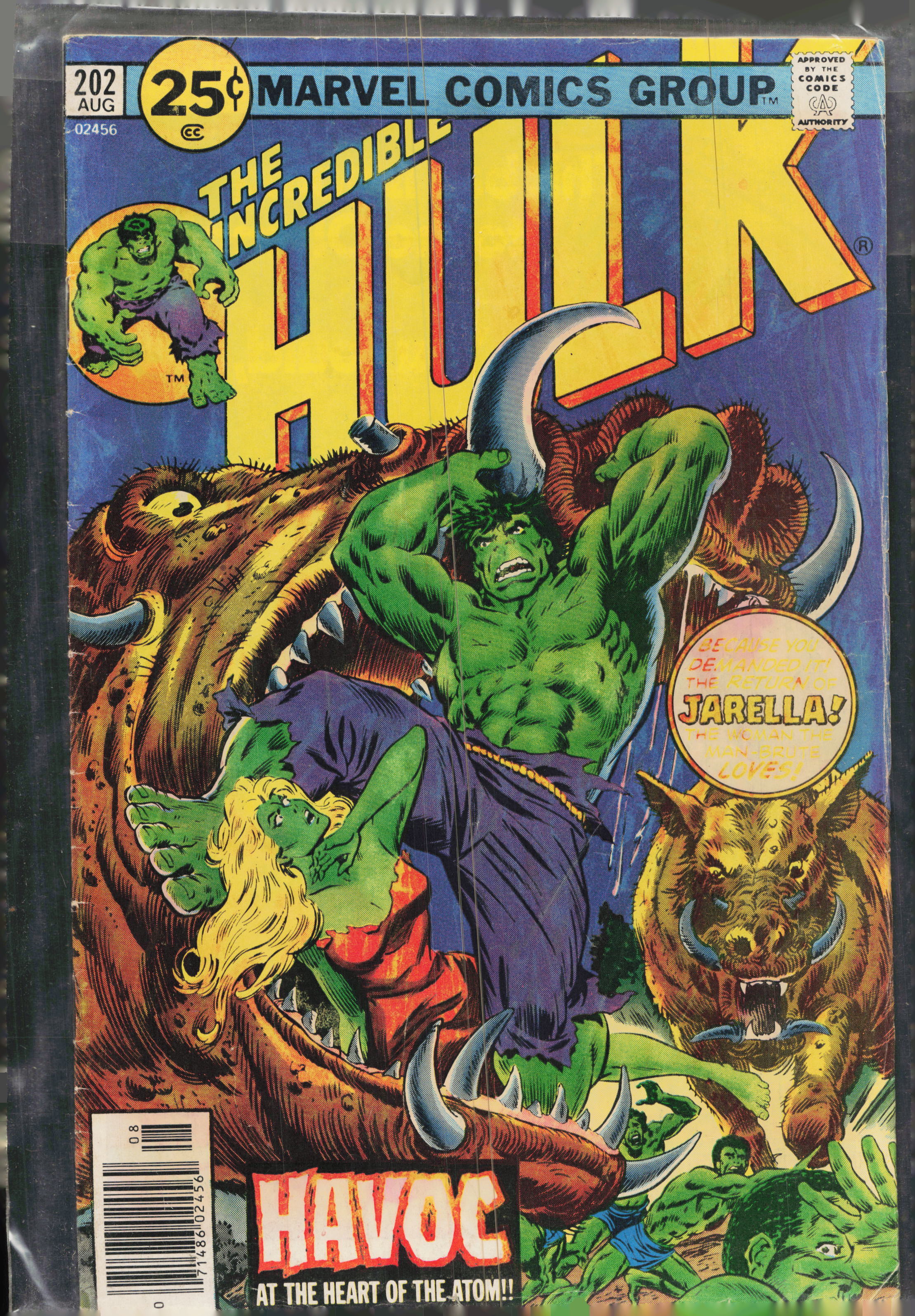 The Incredible Hulk #202 (1976) Hulk | Comic Books - Bronze Age, Marvel ...