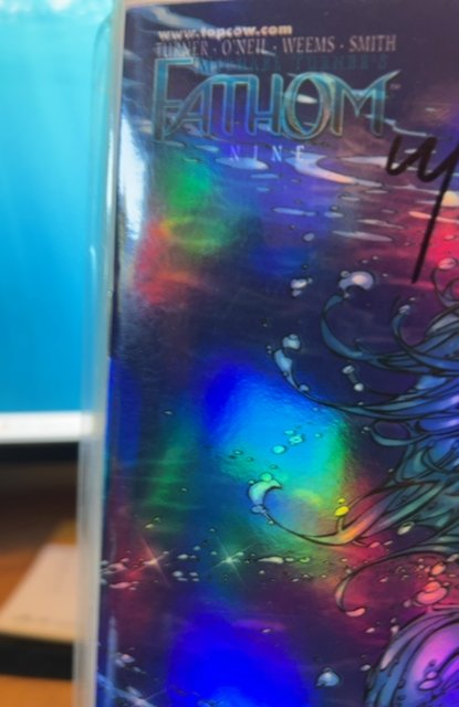 Fathom #9 Midwest Emerald Foil Signed Cover (1999) | Comic Books ...