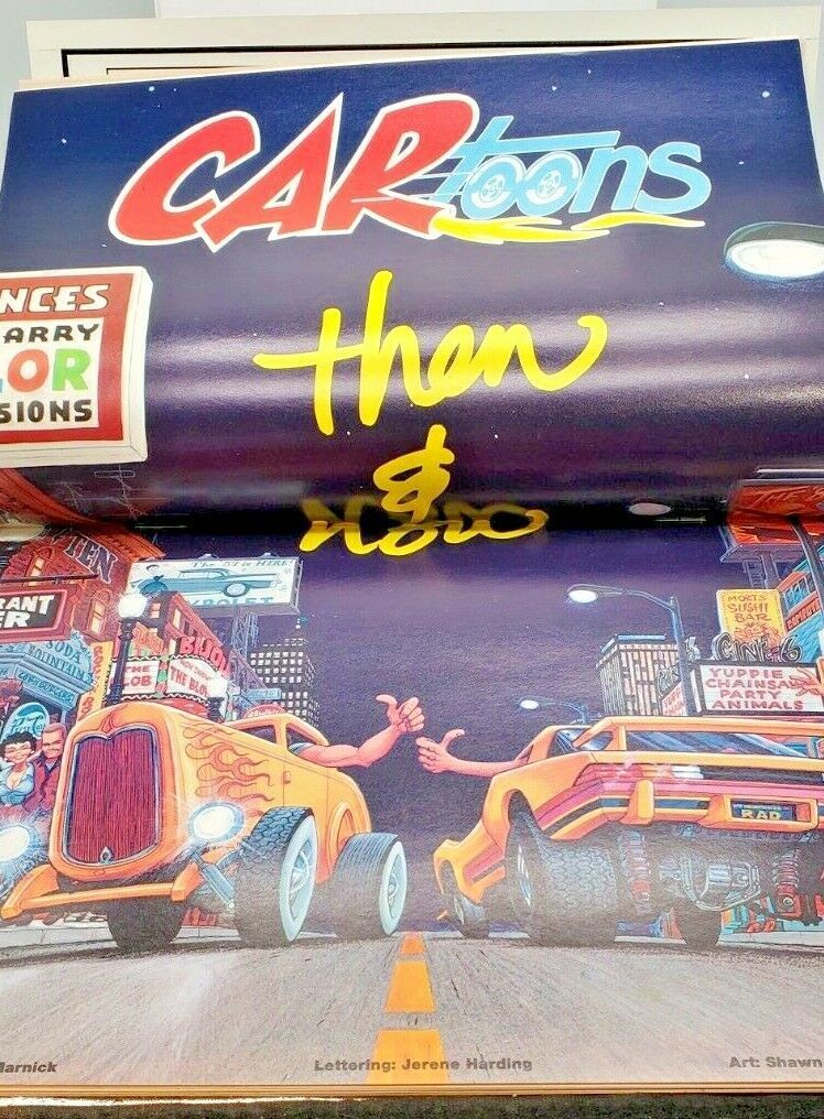 CARtoons Magazine October 1987 w/ Poster, Cartoons for the car ...