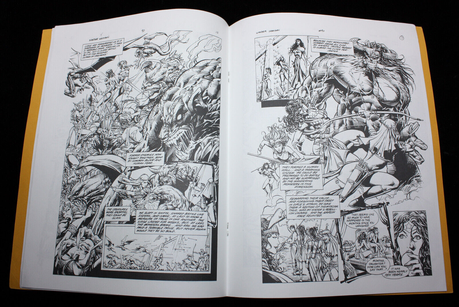 Wonder Woman #90 DC Preview Booklet (VF) Mike Deodato Jr. Art - 1994 ...