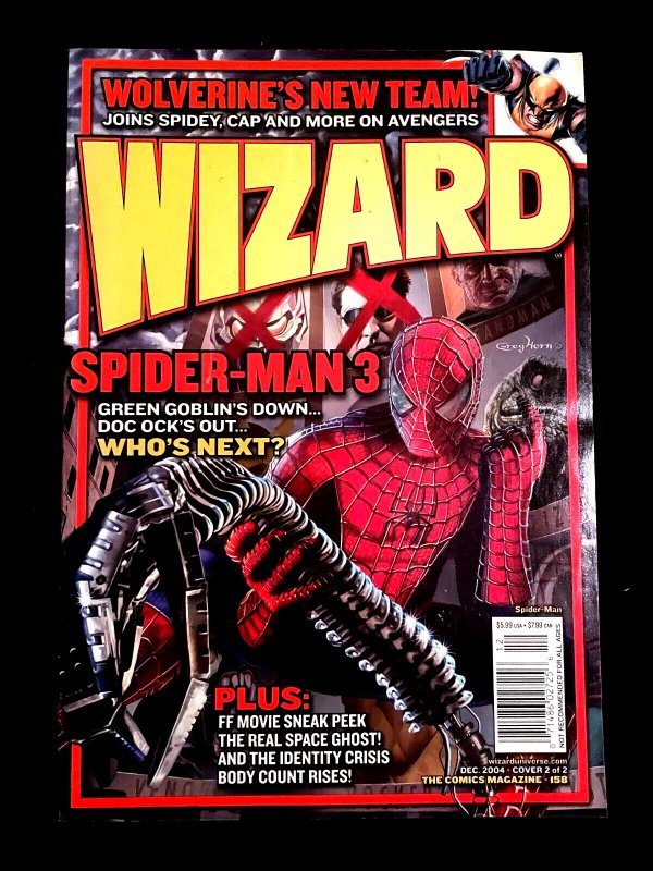 Wizard the Comics Magazine #158 2004 - Spider-Man Cover | Comic Books ...