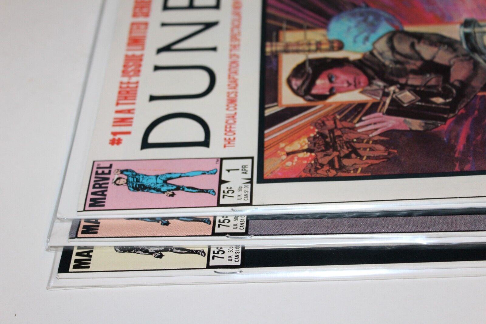 Complete Set Dune 1 2 3 High Grade BOARDED 1985 Marvel Movie Adaptation ...