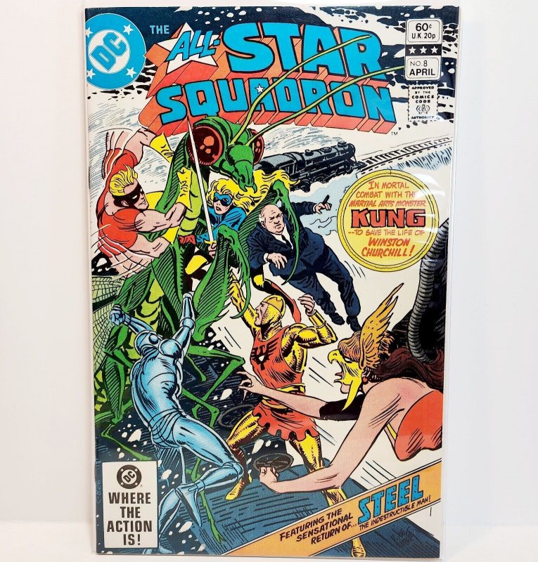 1982 DC Comics All Star Squadron #8 Comic Book Vintage Steel Winston ...