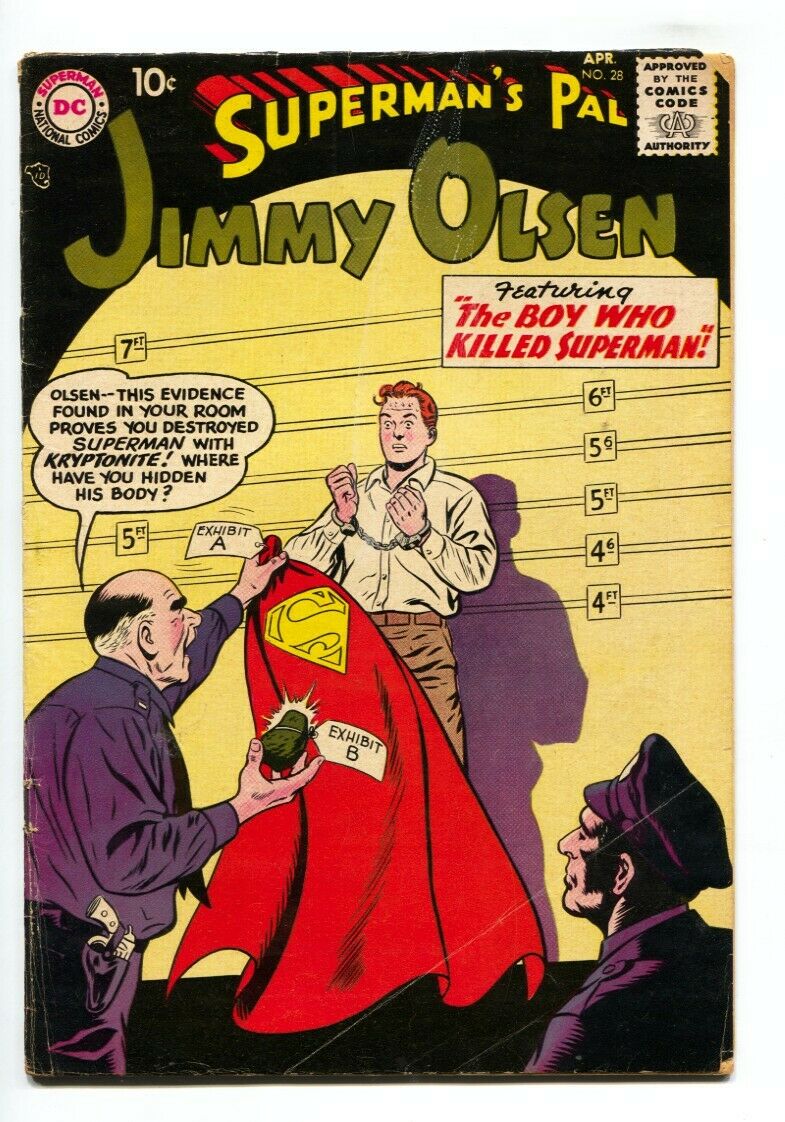 SUPERMAN'S PAL JIMMY OLSEN #28 1957-SUPERMAN comic book-vg- | Comic ...