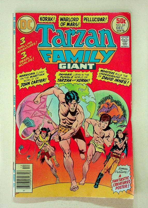 Tarzan Family Giant #66 (Nov-Dec 1976, DC) - Good+ | Comic Books ...