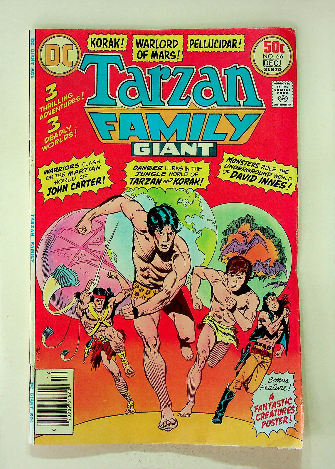Tarzan Family Giant #66 (Nov-Dec 1976, DC) - Good+ | Comic Books ...