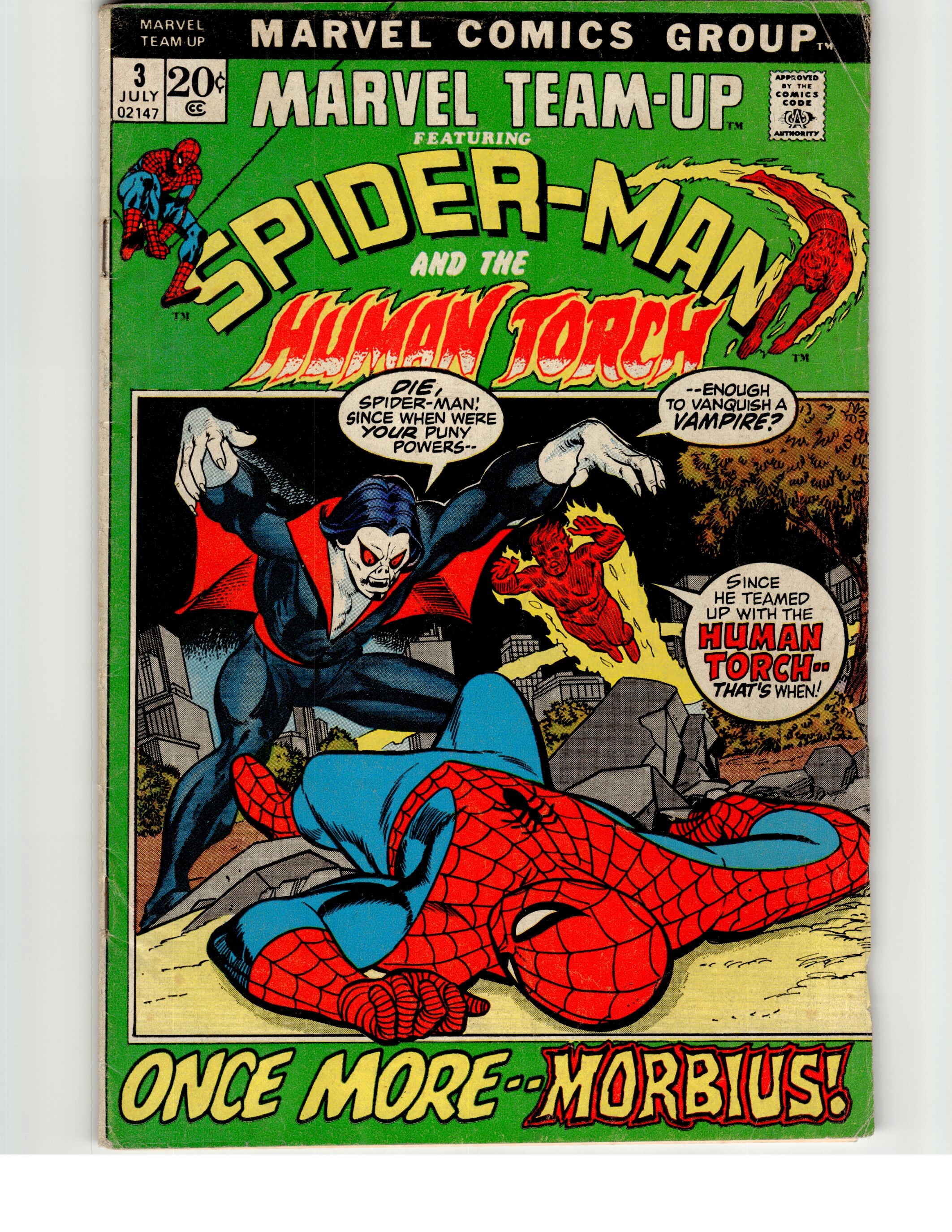 Marvel Team-Up #3 (1972) Spider-Man | Comic Books - Bronze Age, Marvel ...