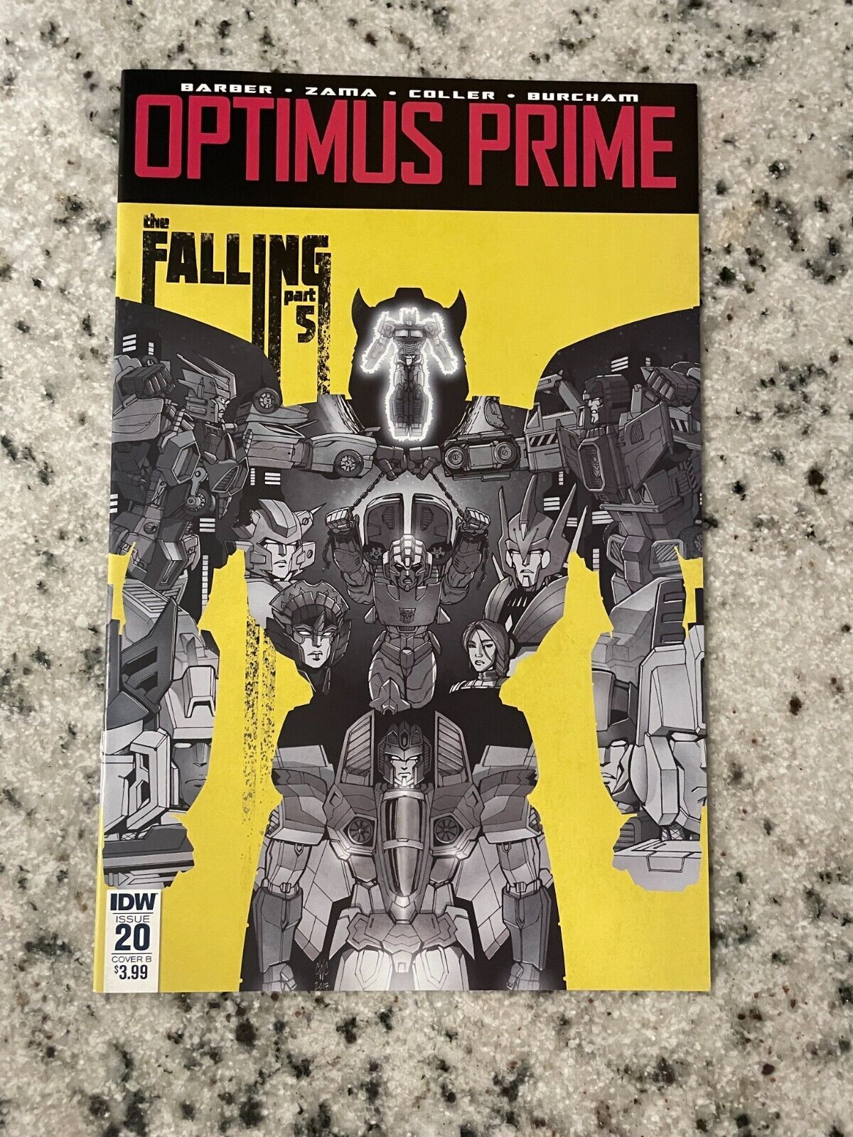 Optimus Prime #20 NM Cover B Variant IDW Comic Book Transformers Bumble ...