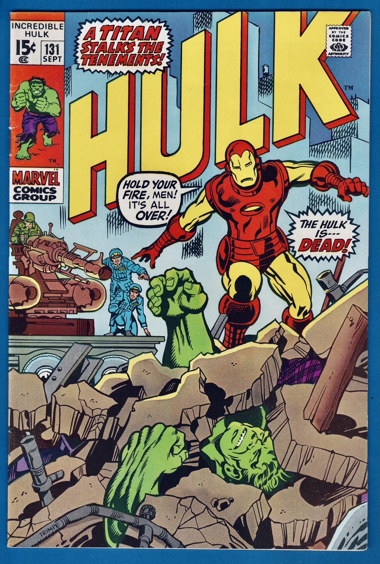 The Incredible Hulk #131 (1970) VF+ | Comic Books - Bronze Age, Marvel ...