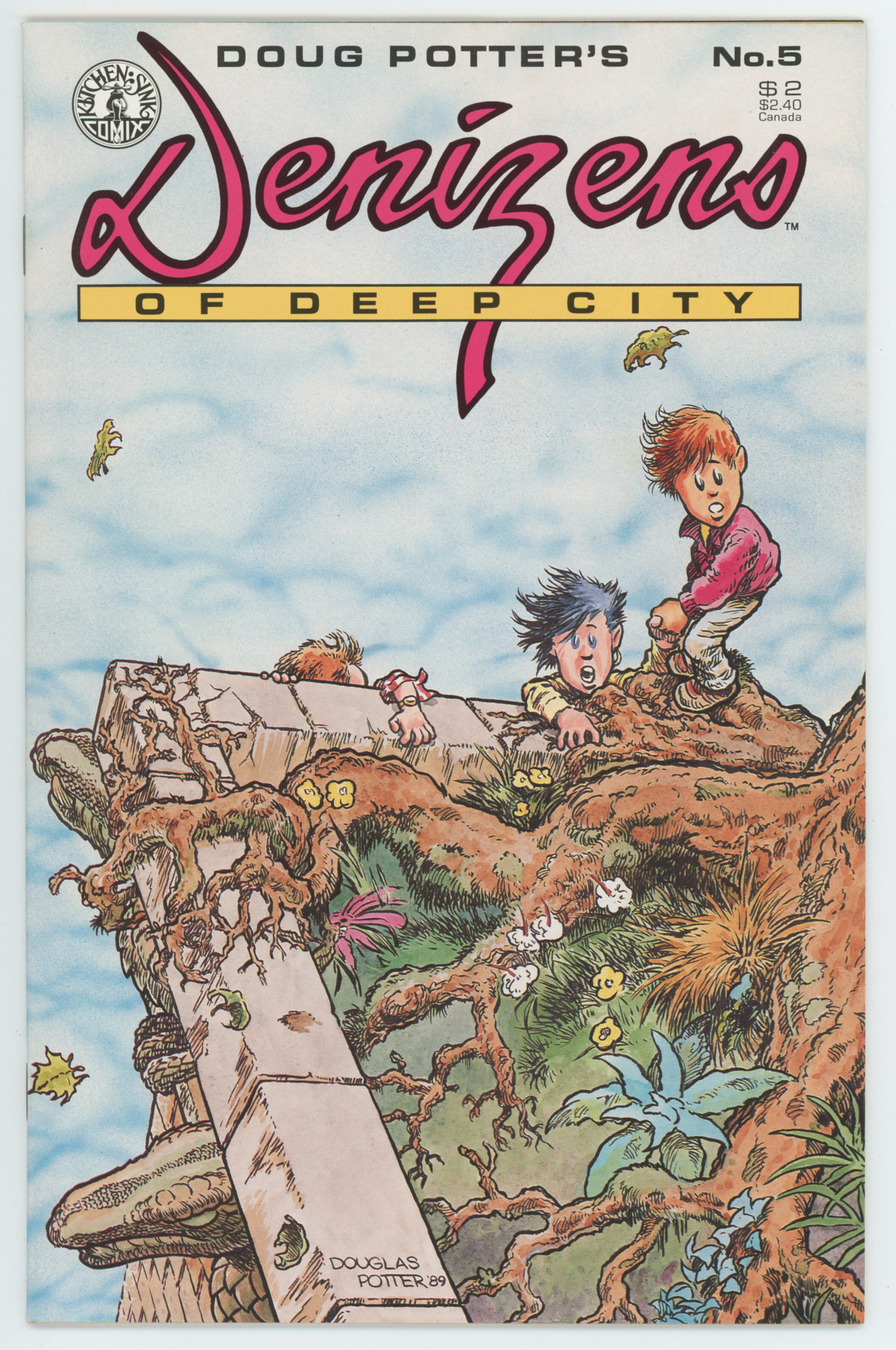 Denizens of Deep City #5 NM 9.2 Copper Age Kitchen Sink Comix 1989 Doug ...