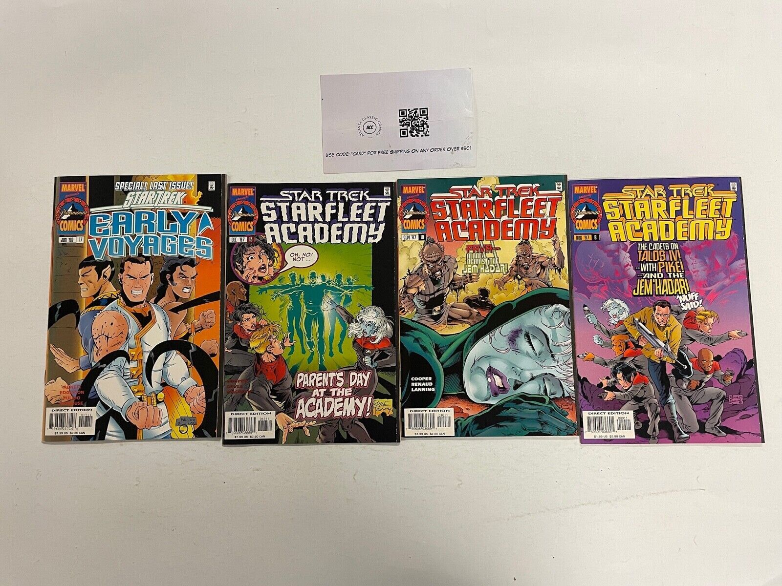 4 Marvel Presents Paramount Comics Star Trek # 9 10 13 17 19 NO11 ...