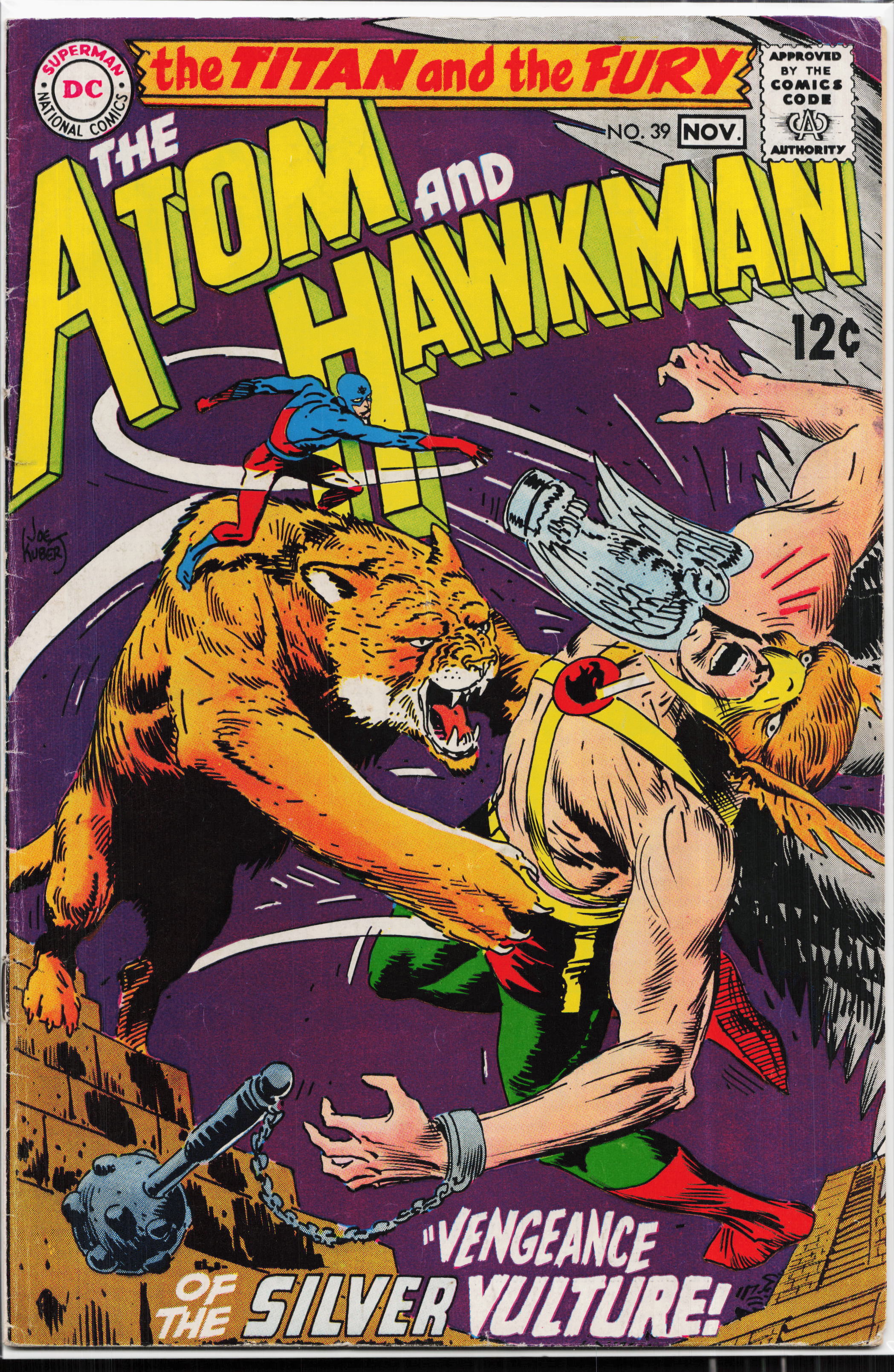 Atom and Hawkman #39 (1968) | Comic Books - Silver Age, DC Comics ...