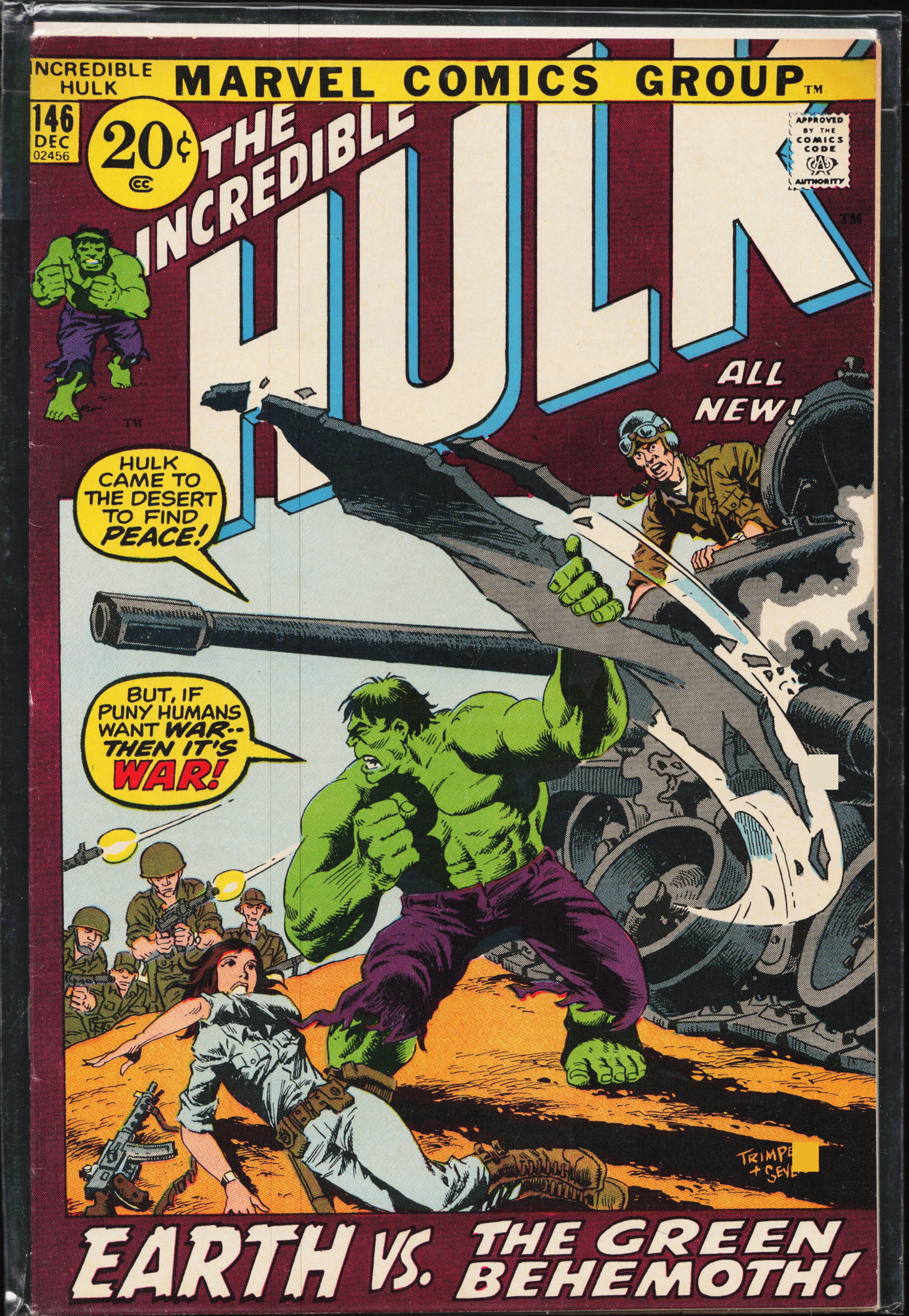 The Incredible Hulk #146 (1971) Hulk | Comic Books - Bronze Age, Marvel ...