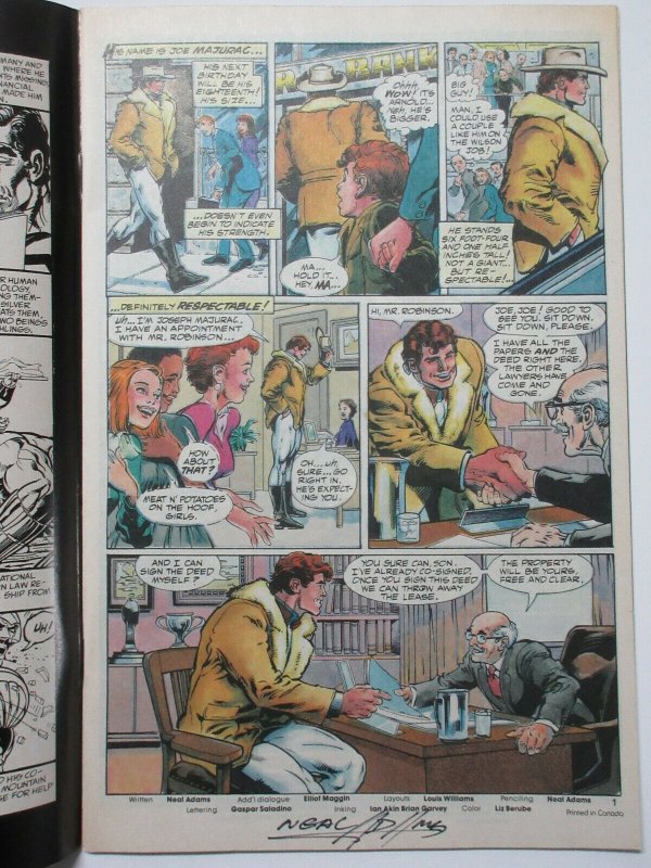 Revengers #4 (Continuity Comics 1988) Megalith Signed by Neal Adams ...