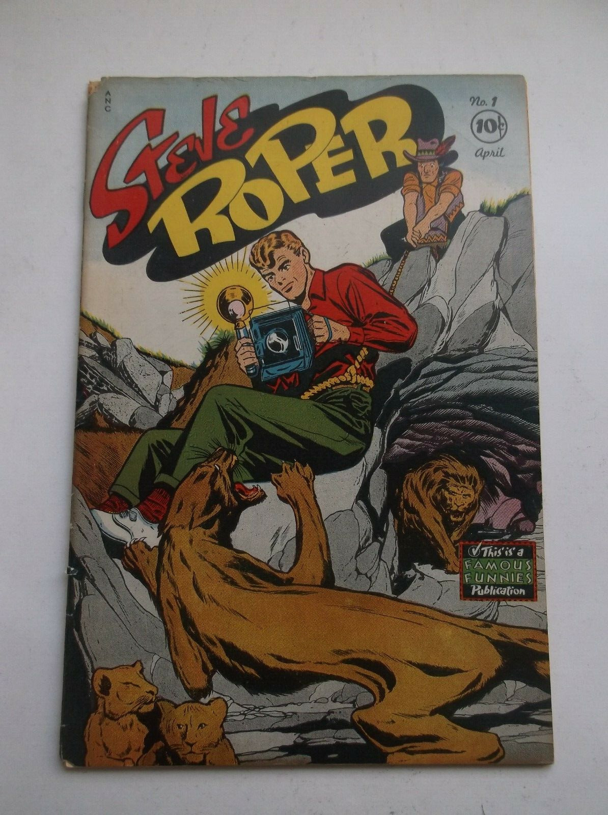 Famous Funnies: Steve Roper #1, Chief Wahoo/Princess Minnie-Ha-Cha ...