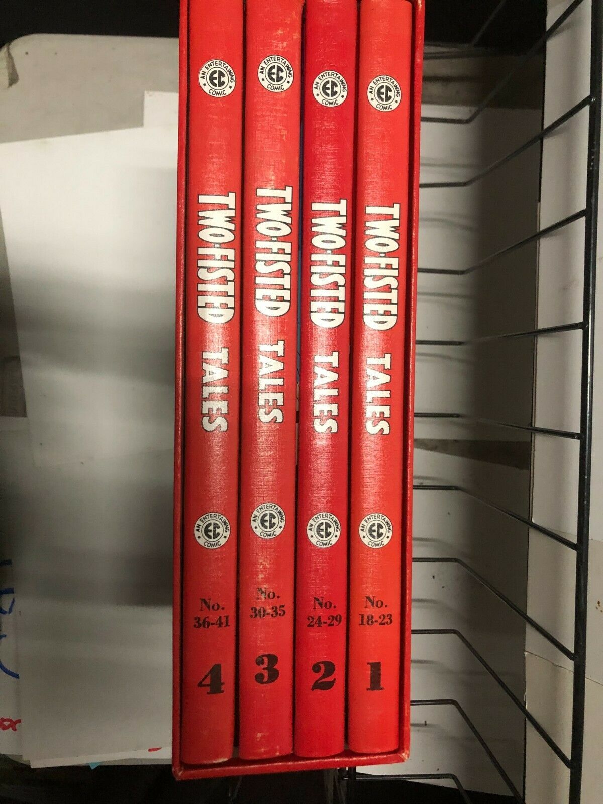 COMPLETE EC LIBRARY TWO FISTED TALES Boxed 4 Book Set Wally Wood ...