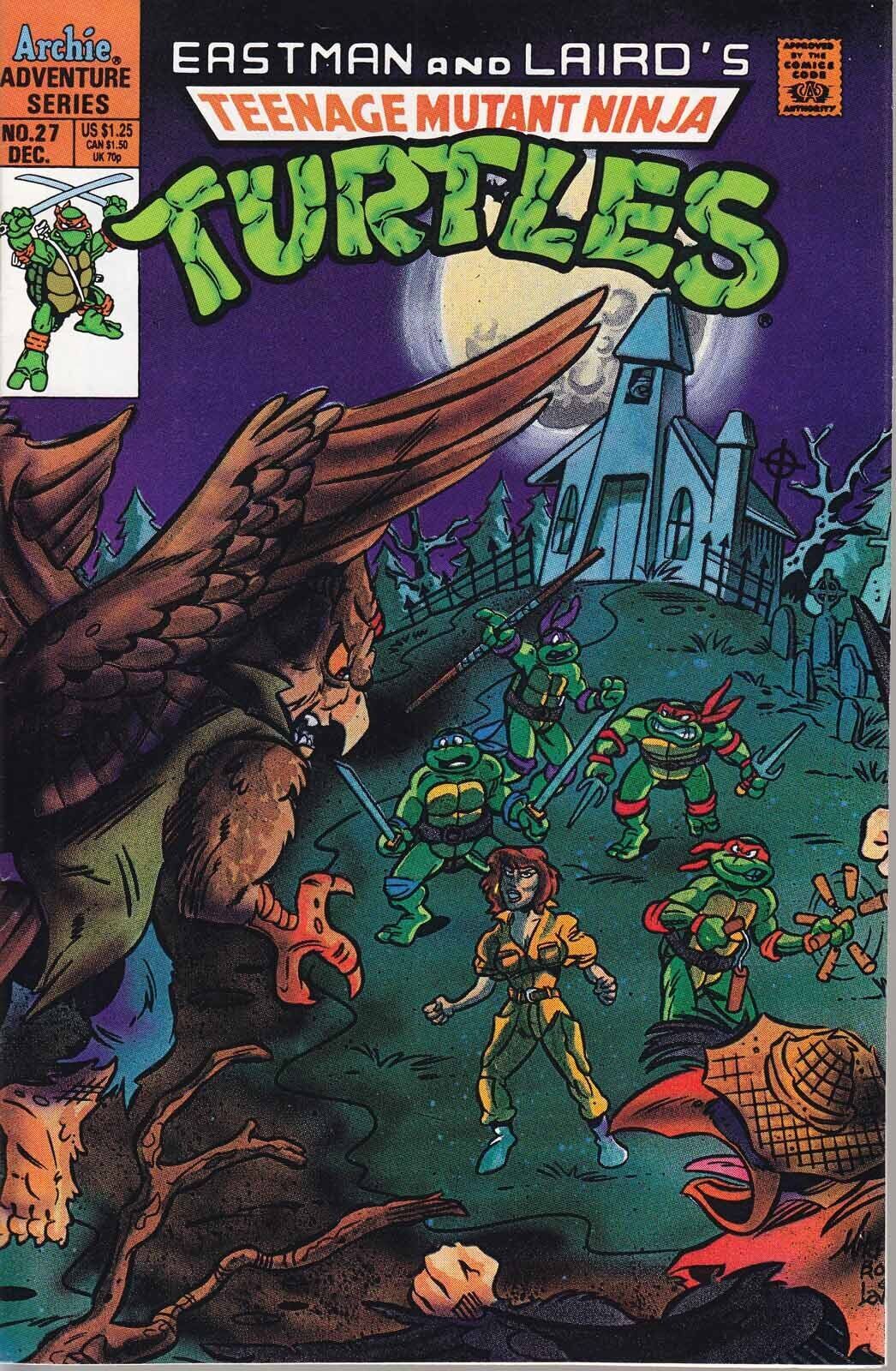 Teenage Mutant Ninja Turtles Adventures (2nd Series) #27 VF; Archie ...
