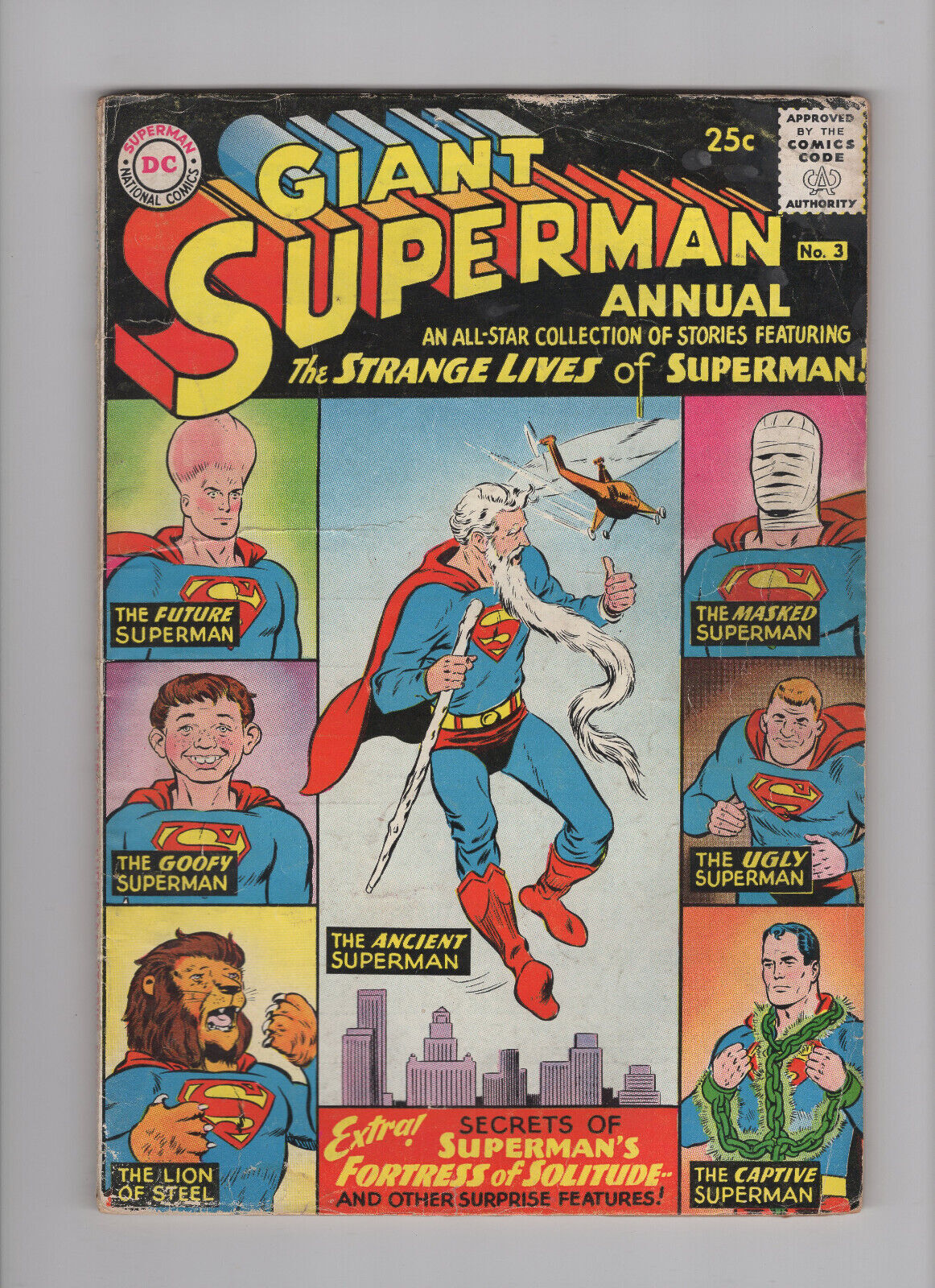 Giant Superman Annual #3 (DC Comics 1961) Low Grade | Comic Books ...
