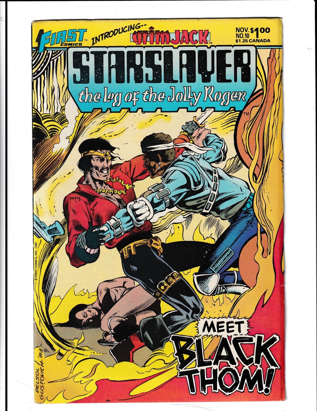 Starslayer #10 (1983) 1st GrimJack Appearance First Comics | Comic ...