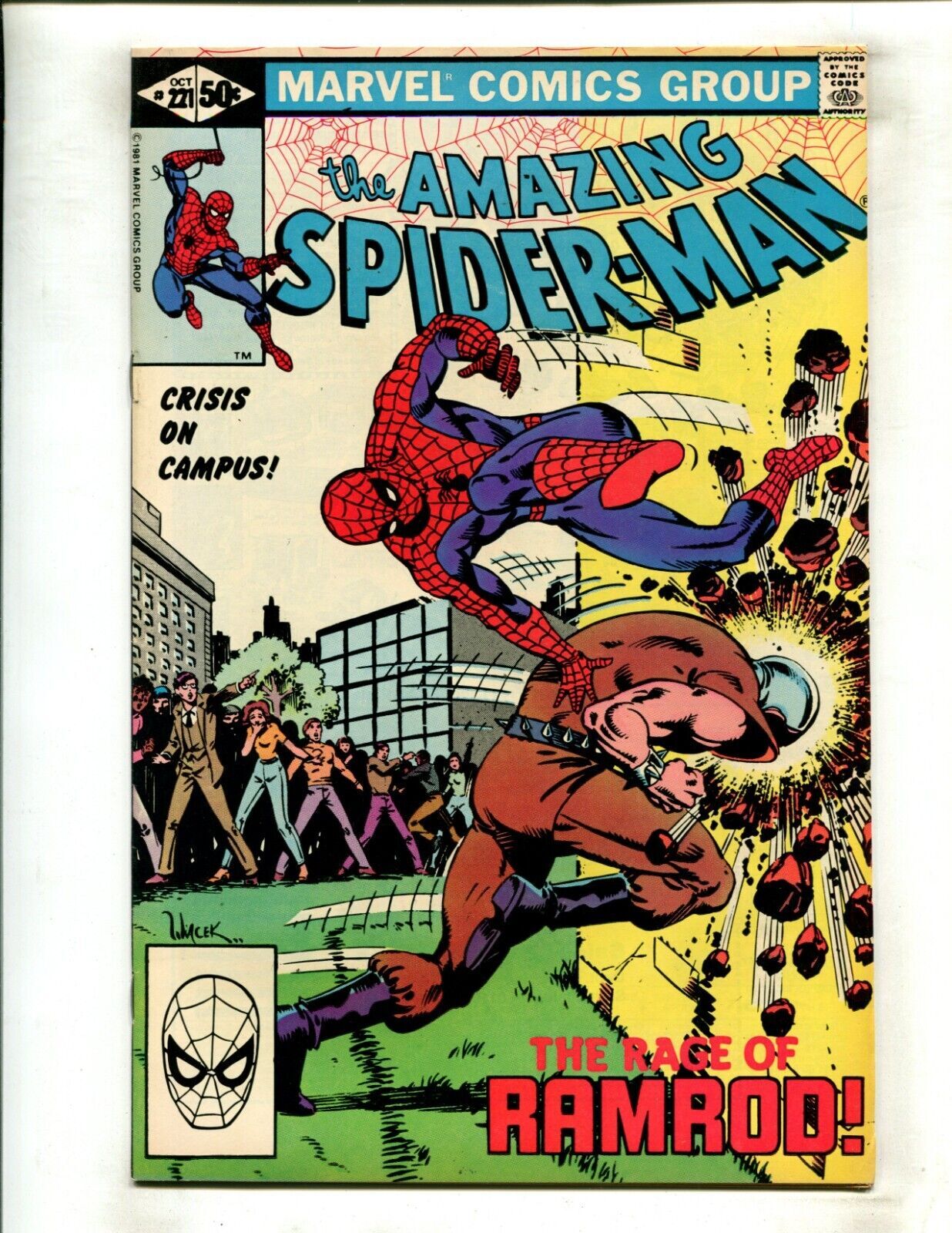 Amazing Spider-Man #221 (8.0/8.5) Rage of Ramrod!! 1981 | Comic Books ...