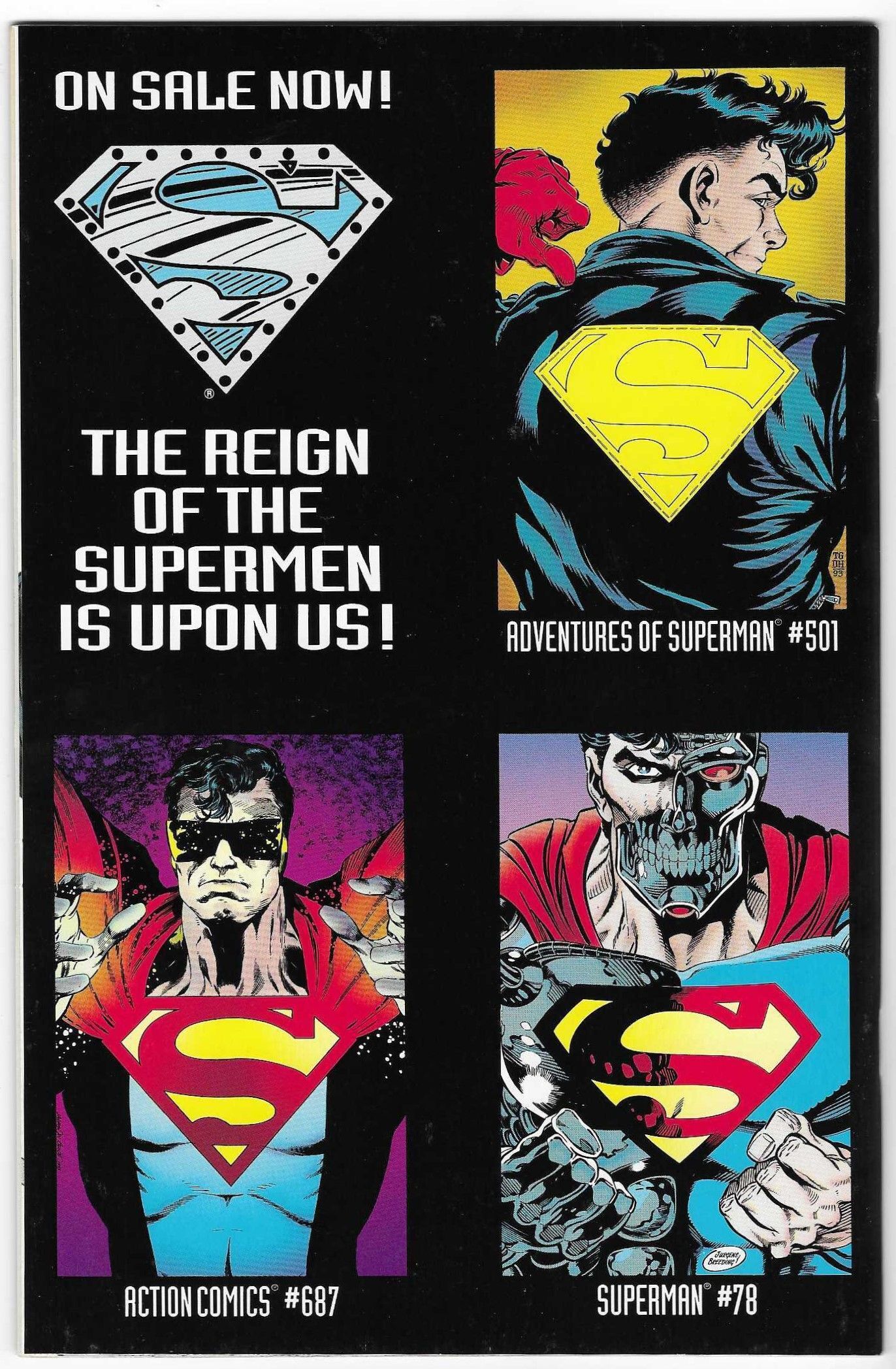 Superman: The Man of Steel #22 Die-Cut Cover (1993) | Comic Books ...
