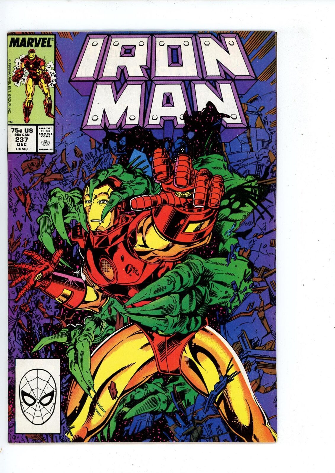 Iron Man #237 (1988) Iron Man Marvel Comics | Comic Books - Copper Age ...