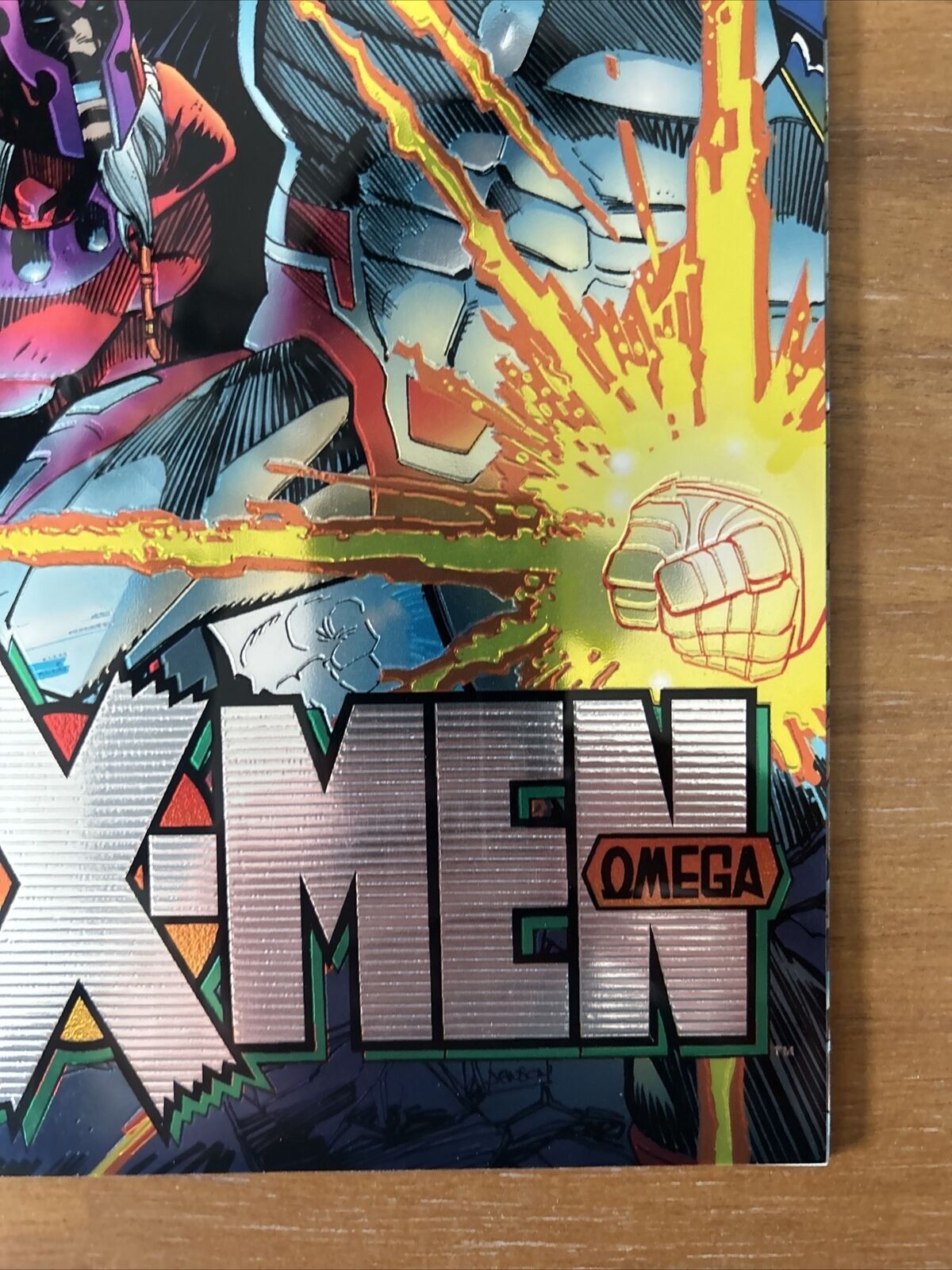 Marvel X-Men Omega #1 Comic Book (1995) NM Foil Cover Age of Apocalypse ...