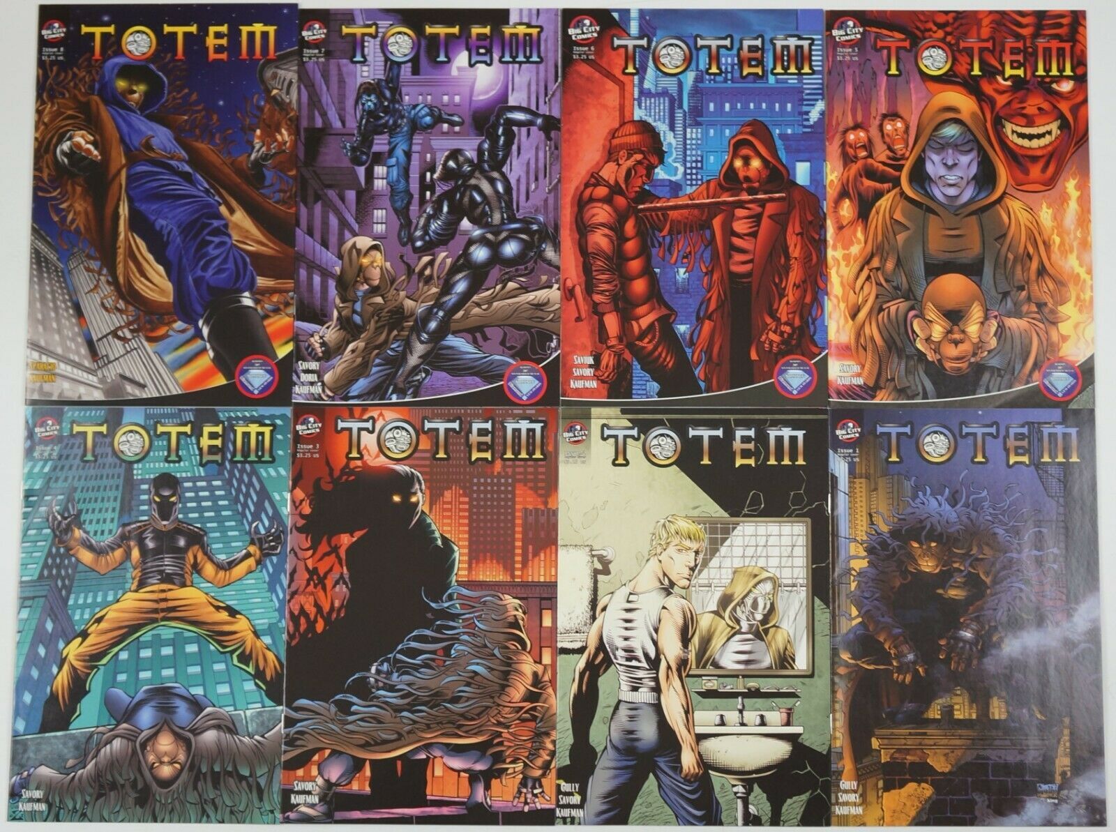Totem #1-8 VF/NM complete series - mario gully - big city comics set ...