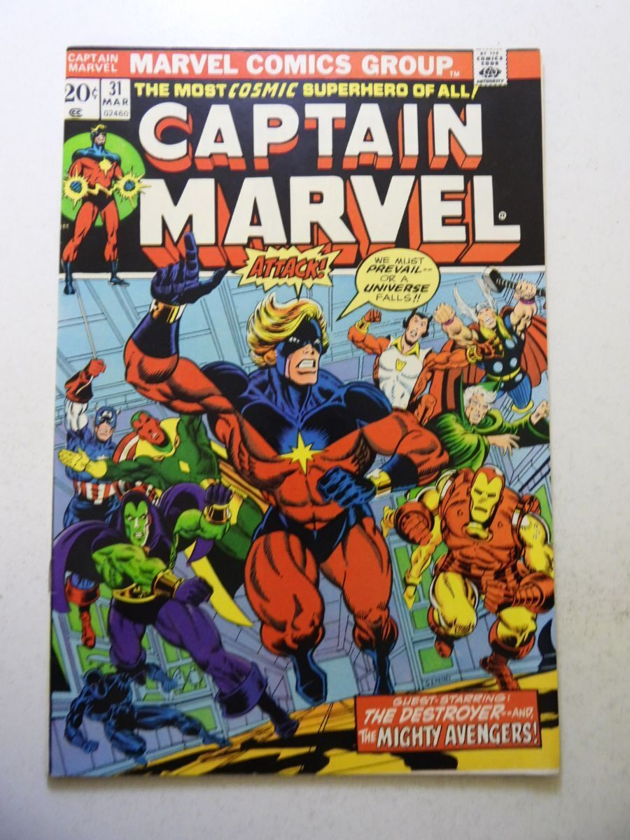 Captain Marvel #31 (1974) FN+ Condition | Comic Books - Bronze Age ...