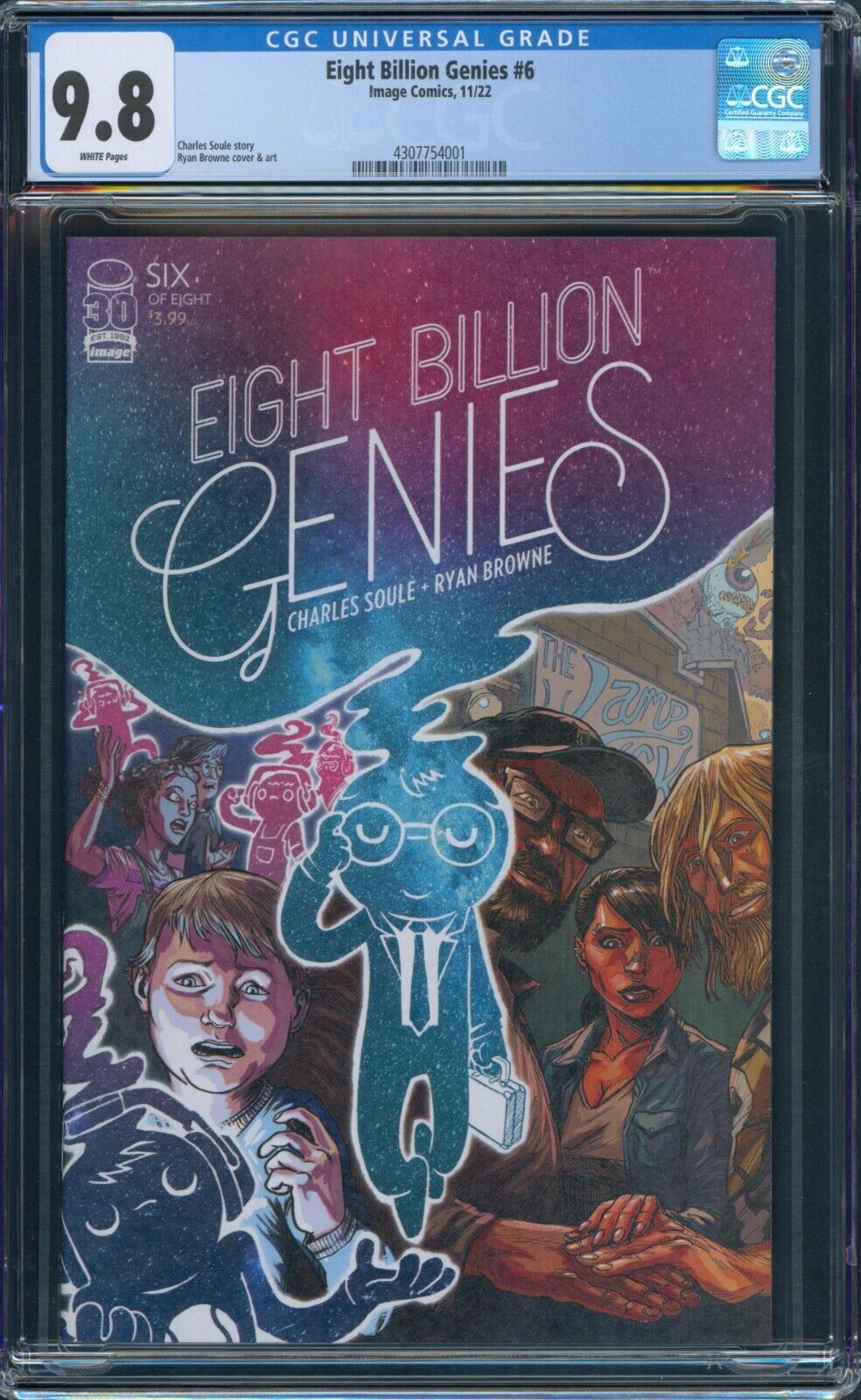 Eight Billion Genies #6 CGC 9.8 White Pages Ryan Browne Cover A Image ...