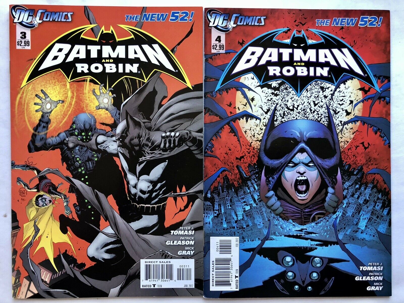 DC Comics New 52 Batman & Robin Vol 2 #0, #1-14 (2011) 15 Issue Bundle ...