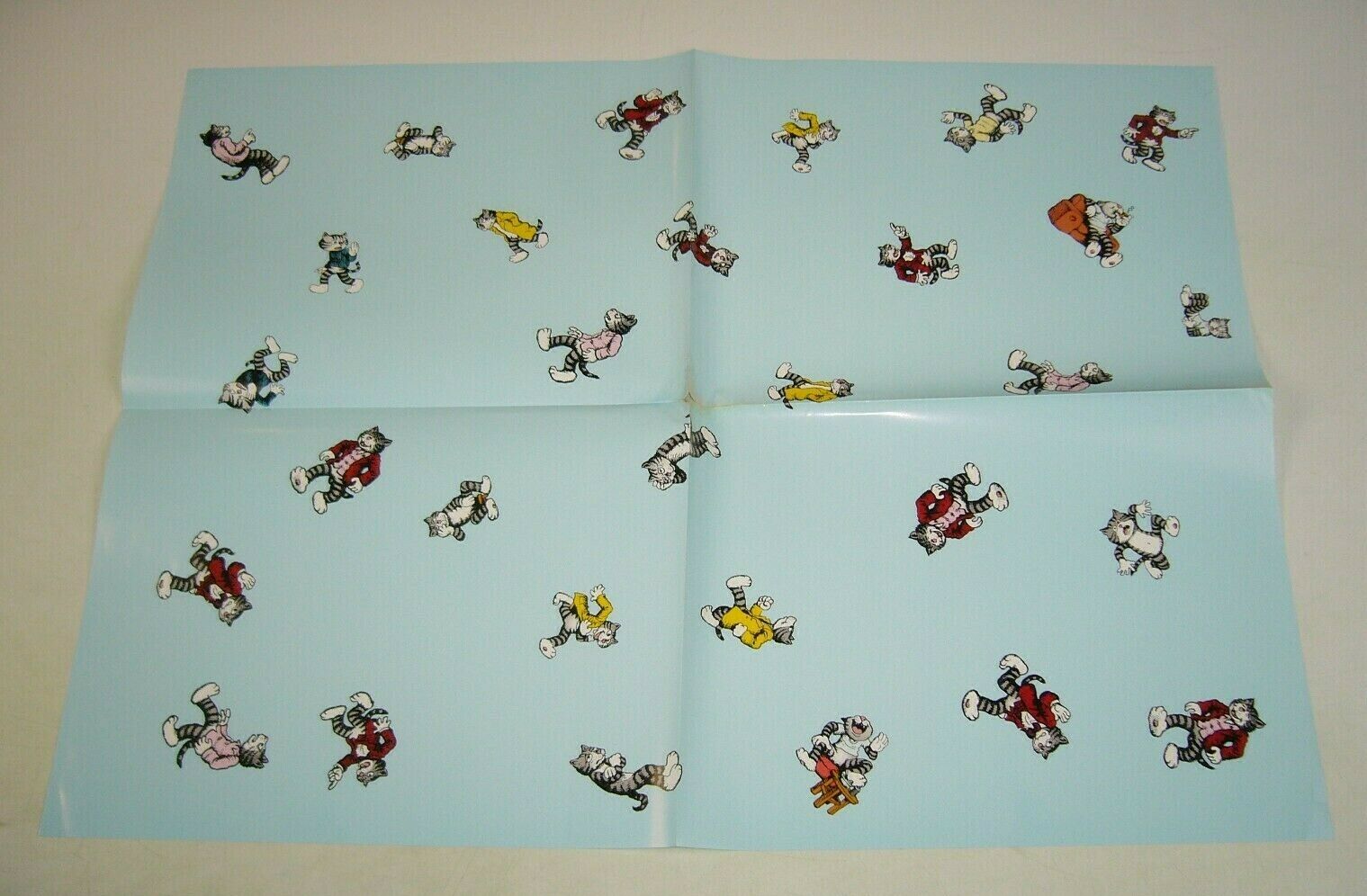 Robert Crumb poster from 1994 - 18" x 24" - blue wrapping paper - fritz ...