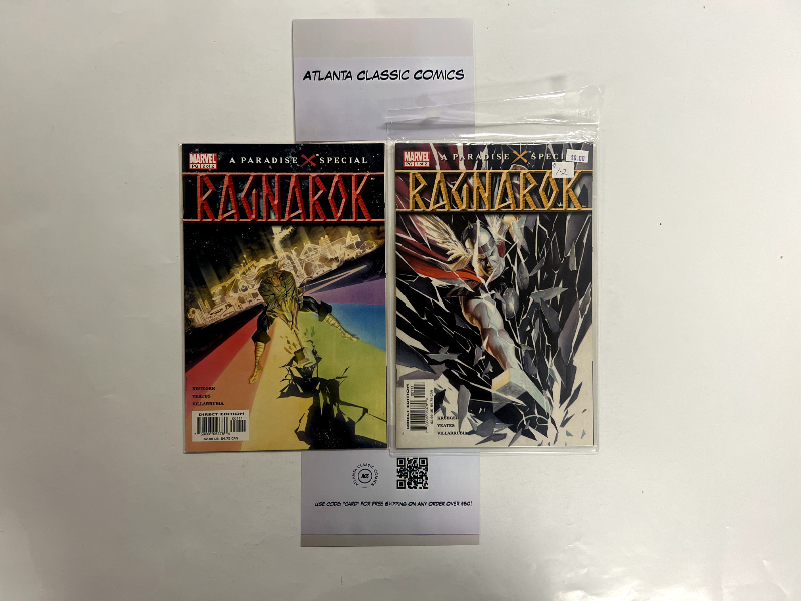 2 Ragnarok Marvel Comic Books # 1 2 Avengers Defenders Spiderman Thor 2 ...