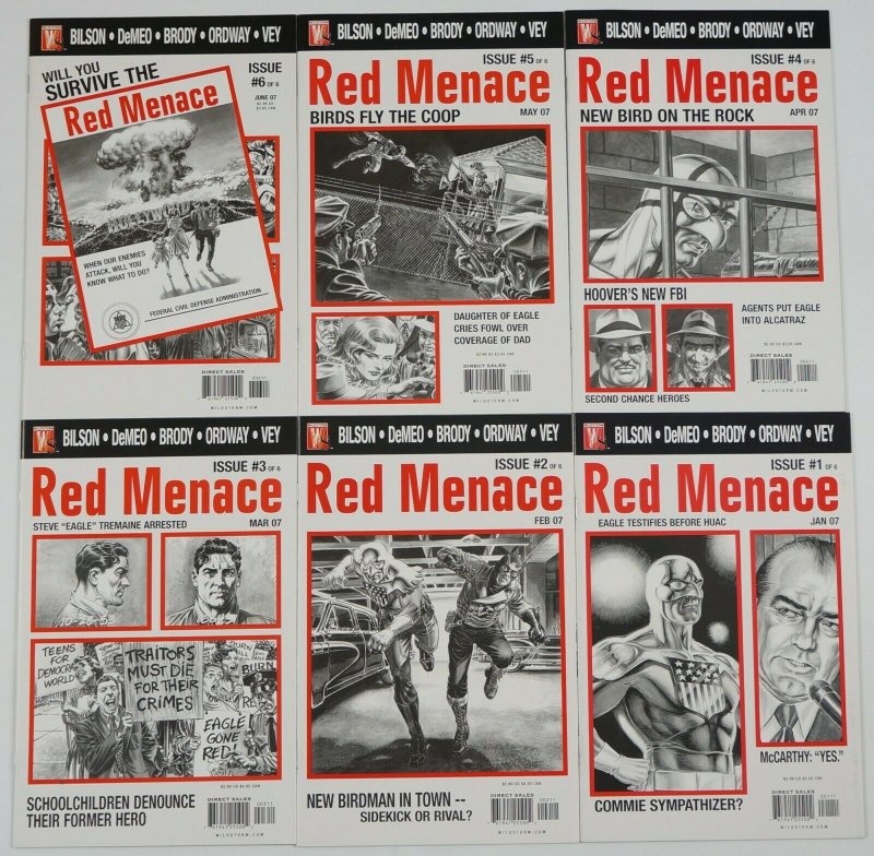 Red Menace #1-6 VF/NM complete series MCCARTHY ERA communism 2 3 4 5 ...