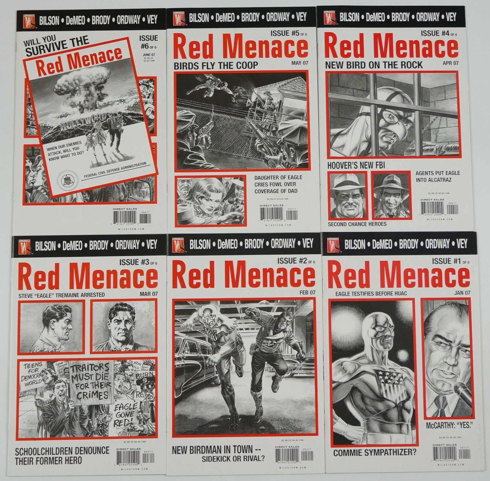 Red Menace #1-6 VF/NM complete series MCCARTHY ERA communism 2 3 4 5 ...