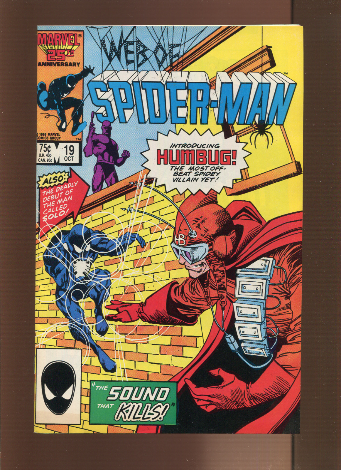 Web of Spiderman #19 - 1st. App. Humbug (Buck Mitty) (9.2) 1986 | Comic ...