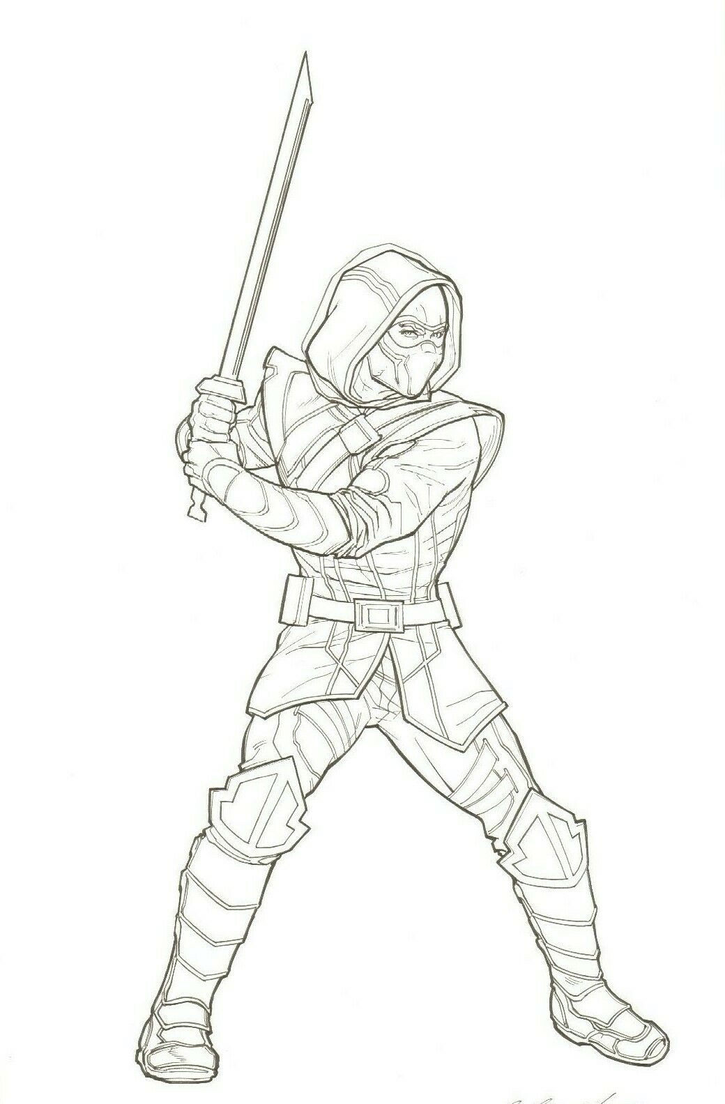 Ronin Original Art by Steve Kurth MARVEL INFINITY WAR DESTINY ARRIVES ...