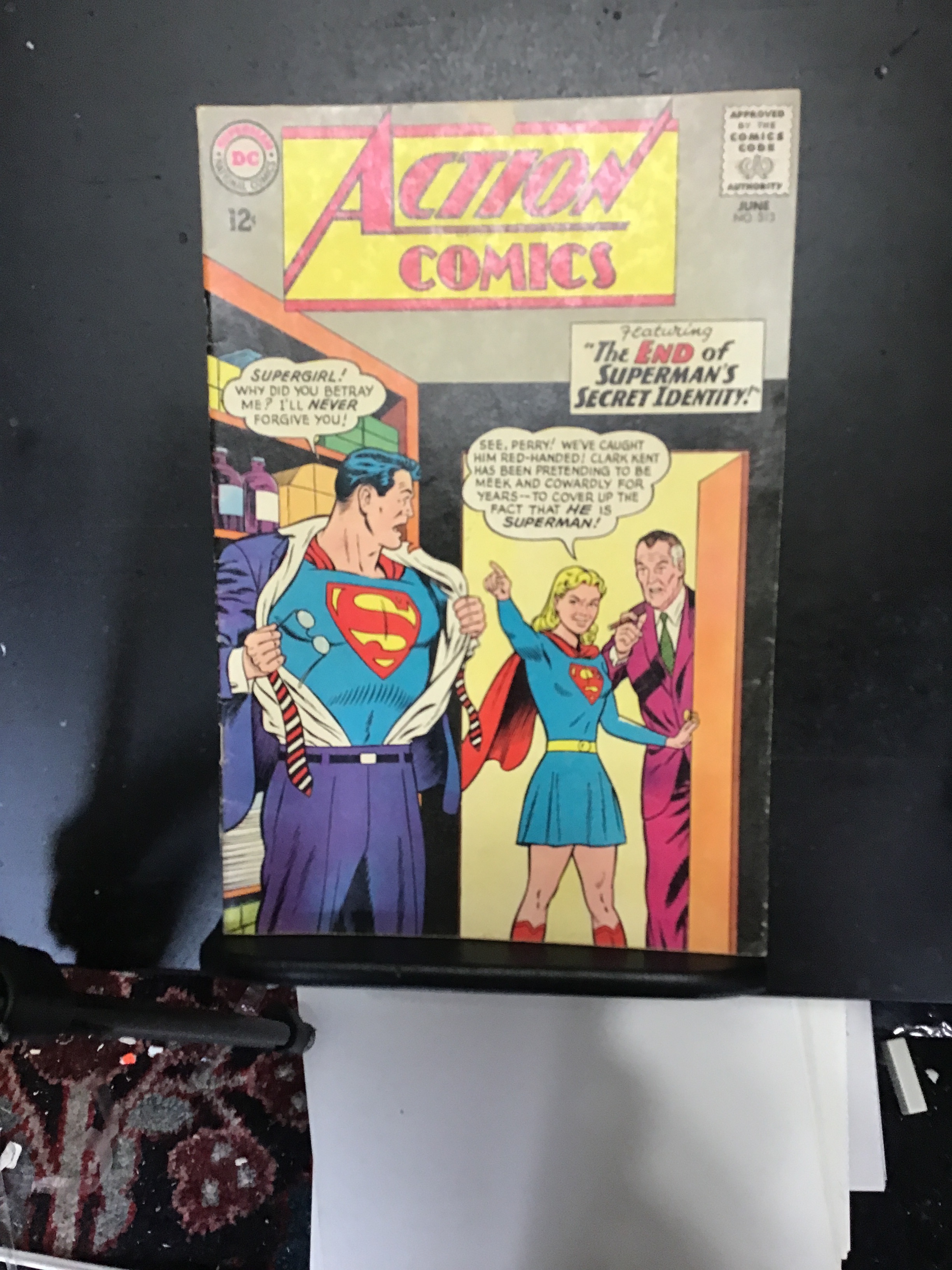 Action Comics #313 (1964) supergirl betrays superman! Affordable-grade! VG+ Wow | Comic Books ...