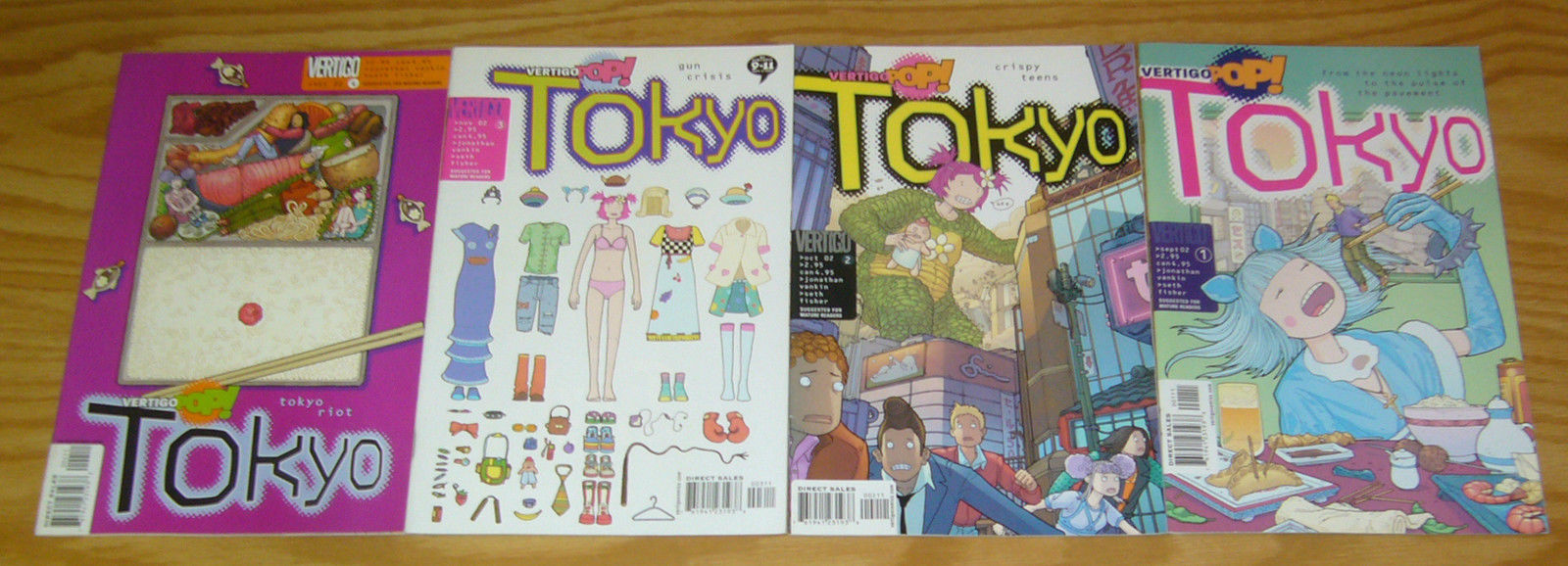 Vertigo Pop! Tokyo #1-4 VF/NM complete series - seth fisher - jonathan ...