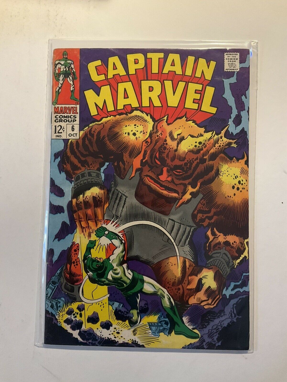 Captain Marvel 6 Fine Fn 6.0 Marvel | Comic Books - Silver Age, Marvel ...