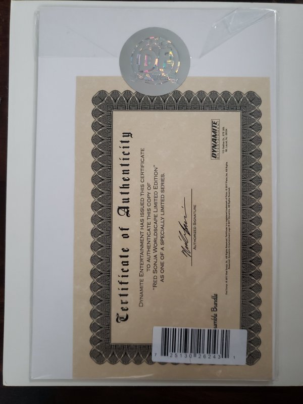 Pathfinder Worldscape Red Sonja Humble Bundle Dynamic Forces sealed w ...