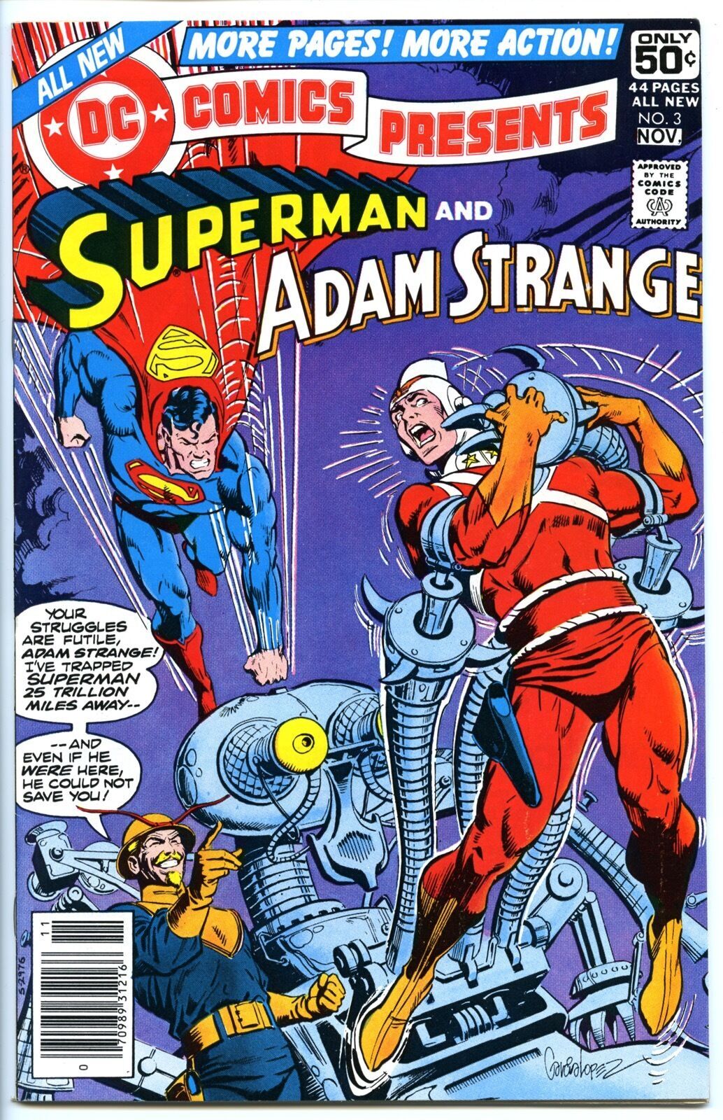 DC COMICS PRESENTS #3 - Superman - Adam Strange | Comic Books - Bronze ...