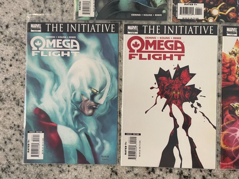 Omega Flight Complete Marvel Comics LTD Series # 1 2 3 4 5 X-Men ...