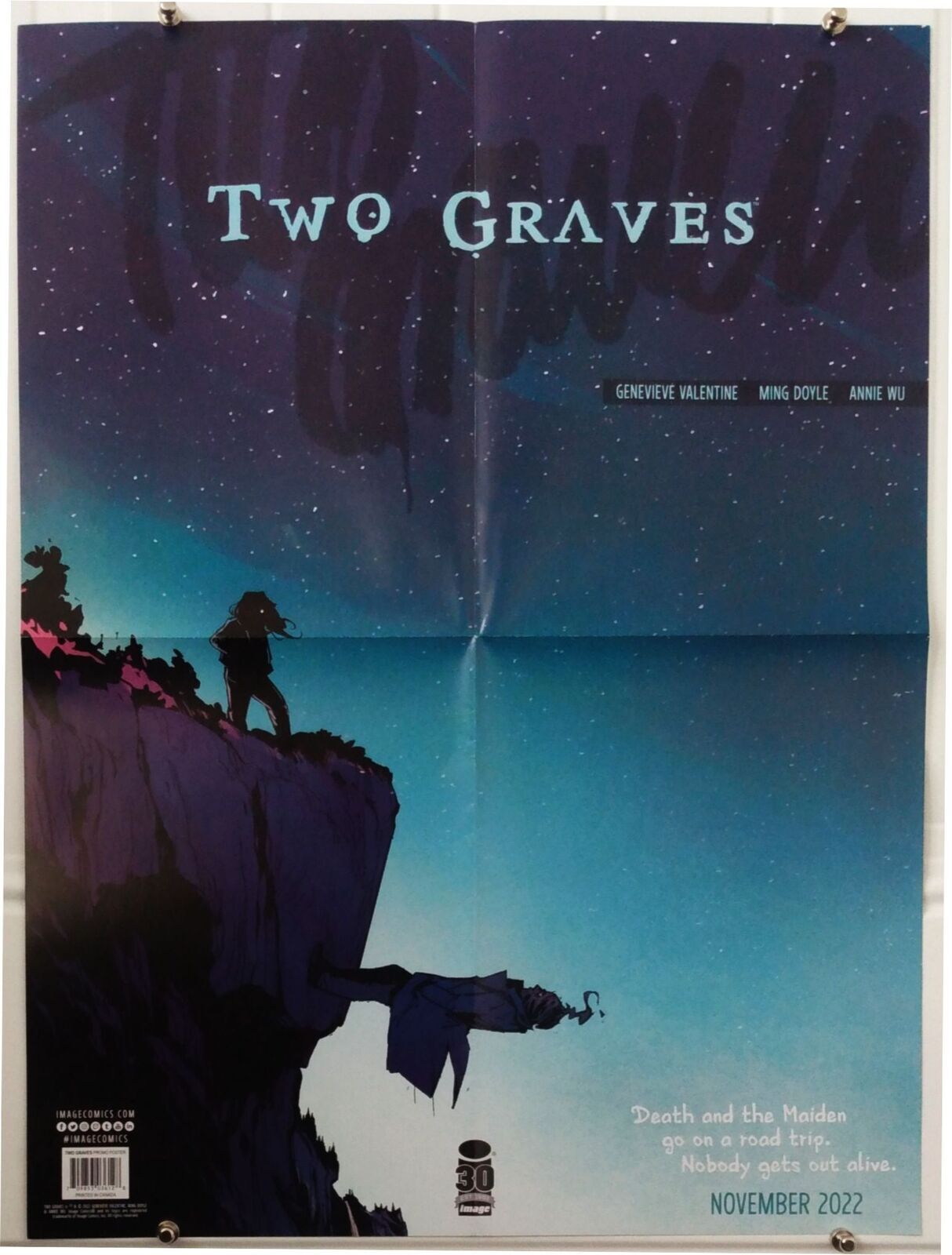 Two Graves Image 2022 Double Sided Folded Promo Poster 18x24 New [FP428] | Comic Collectibles ...