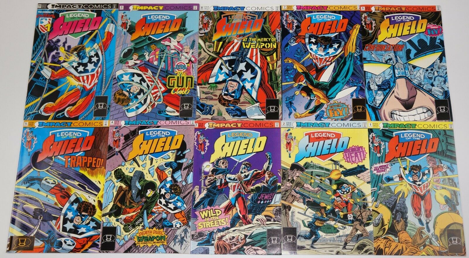 Legend of the Shield #1-16 VF/NM complete series + annual +impact ...